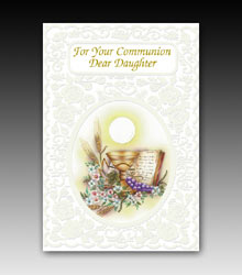 FIRST COMMUNION DAUGHTER POP UP CARD | 47202 | Malhame